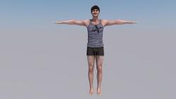 rigged human model 【 STLFinder