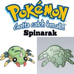 spinarak pokemon 3d models 【 STLFinder