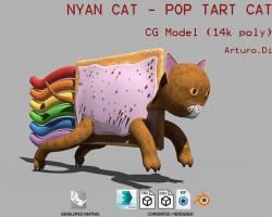 nyan pop tart cat 3D Models | Page 1 | STLFinder