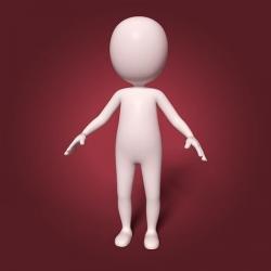White Stickman Generic Cartoon Figure 3D Models | Page 1 | STLFinder