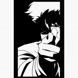 spike spiegel line art 3D Models | Page 1 | STLFinder