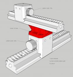 square sliding linear axis cross 3D Models | Page 1 | STLFinder