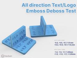 emboss vs deboss 3D Models | Page 1 | STLFinder