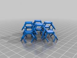 honeycomb stacking stool 3d models | Page 1 | STLFinder