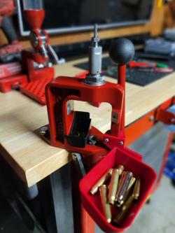 hornady lnl classic single stage reloading press bullet tray 3d print ...