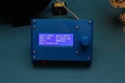 panel with display 20x4 and rotary encoder 3d models 【 STLFinder