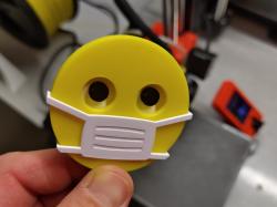 actor wearing emoji mask in video with dartboard and bed 3D Models ...