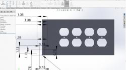 4 gang outlet cover 3d models 【 STLFinder