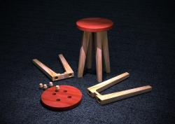 simple wooden stool 3D Models | Page 1 | STLFinder