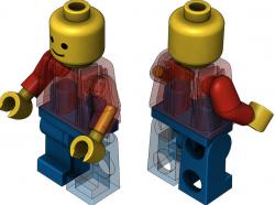 draw lego man 3d models 【 STLFinder