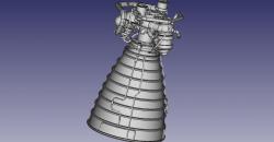 rs 25 engine 3d models 【 STLFinder