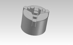 4 inch 3 jaw chucks for welding positioning rotation stage lathe 3D ...