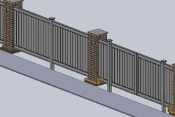 freedom vinyl fence parts 3D Models | Page 1 | STLFinder
