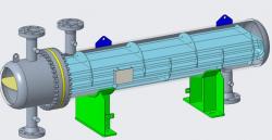 shell and tube heat exchanger animation 3d models 【 STLFinder