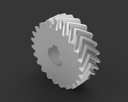 herringbone gear animation 3d models 【 STLFinder