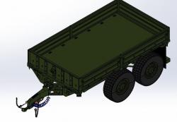 us military 5 ton trailer 3d models 【 STLFinder