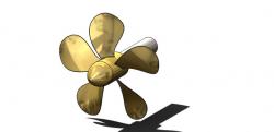 model ship propeller with shaft | Page 1 | STLFinder