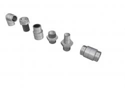 plastic bsp pipe fittings 3d models 【 STLFinder