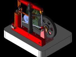 steam engine with horizontal beam and centrifugal pump 3D Models | Page ...