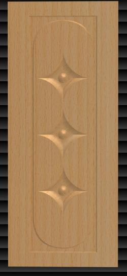 sc mdf 3 panel baws db interior solid core door 3D Models | Page 1 ...