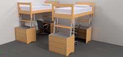 university of michigan loft bed 3D Models | Page 1 | STLFinder