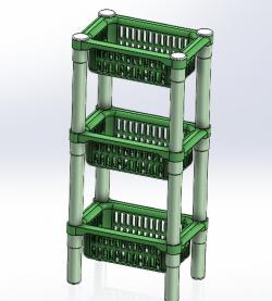 wired basket for kitchen cad block 3D Models | Page 1 | STLFinder