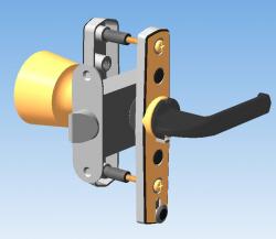 storm door handle set larson with flipper lock 3D Models | Page 1 ...