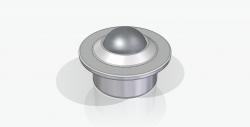 ball transfer unit with 30mm diameter stainless steel ball 3D Models ...