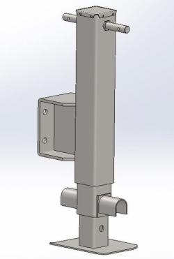 bulldog electric trailer jack housing with buttons replacement parts 3D ...