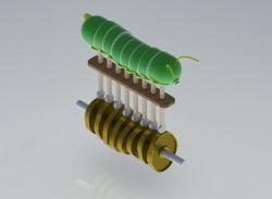 animation caterpillar 3d models 【 STLFinder