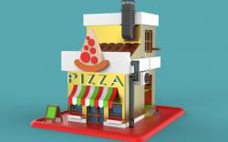 cartoon pizza shop 3D Models | Page 1 | STLFinder