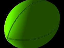 rugby ball printing 3d models 【 STLFinder