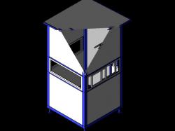 security cabin cad block 3D Models | Page 1 | STLFinder