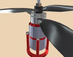 F3P Single motor contra Main Frame 3d models 【 STLFinder