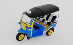taxi tuk tuk 3d models 【 STLFinder