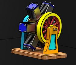 radial engine clock 3D Models | Page 1 | STLFinder