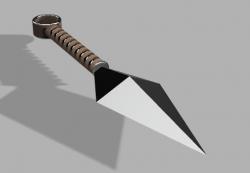 kunai knife origami 3d models 【 STLFinder