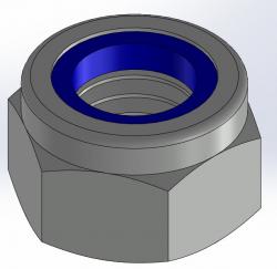 lock nut drawing 3d models 【 STLFinder