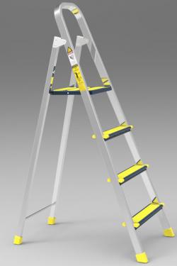 alloy step stool 3 tread aluminium foldable 3D Models | Page 1 | STLFinder