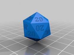 d20 with all 20s 3D Models | Page 1 | STLFinder