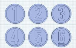 numbered tokens 3D Models | Page 1 | STLFinder