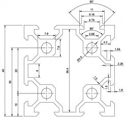 4040-Aluminum-Extrusion - Free 3D Model | STLFinder