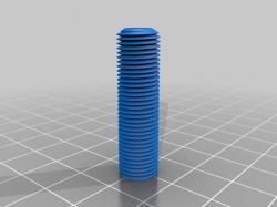 10 pieces lot 15 300mm metric m6 1 0mm pitch threaded hollow tube tooth ...