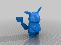 low poly pikachu 3d models 【 STLFinder