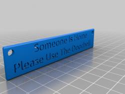 printable please ring doorbell sign 3D Models | Page 1 | STLFinder