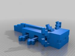 turbowarp paper minecraft with turtle and axolotl mods 3D Models | Page ...