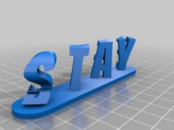 anamorphic text 3D Models | Page 1 | STLFinder