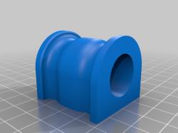 fitting a black stainless steel axle nudge a bar honda crv 3D Models ...