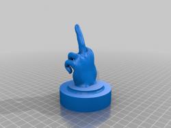 middle finger trophy 3D Models | Page 1 | STLFinder