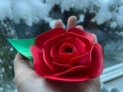 flat rose 3d models 【 STLFinder